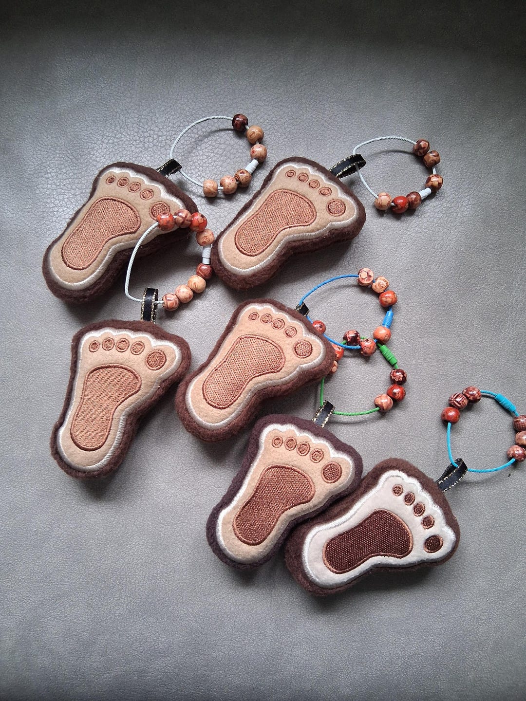 Plush Big Foot, Sasquatch Bag Tag, Key Fob, Bag Charm - Etsy