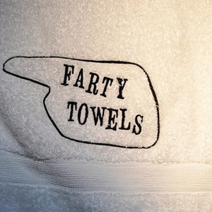 Fawlty Towers - Farty Towels - Bathroom Hand Towel - Etsy
