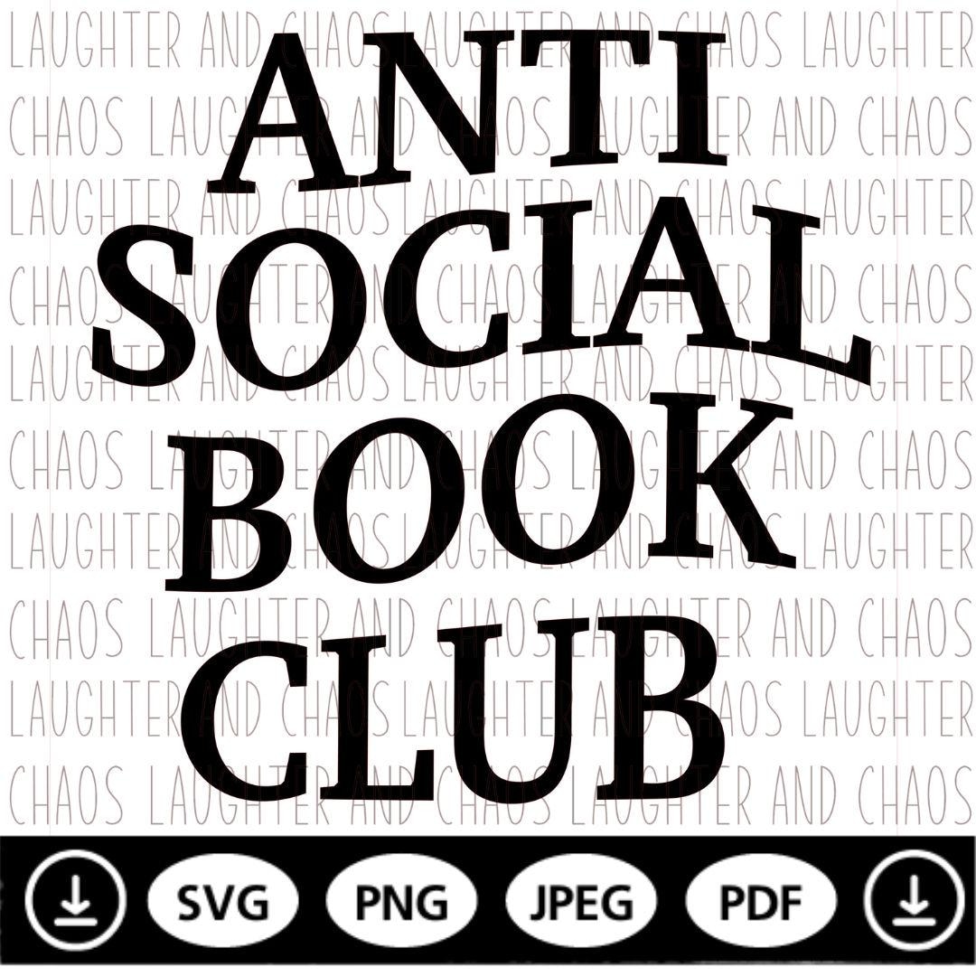 Anti Social Book Club Digital Download - Etsy