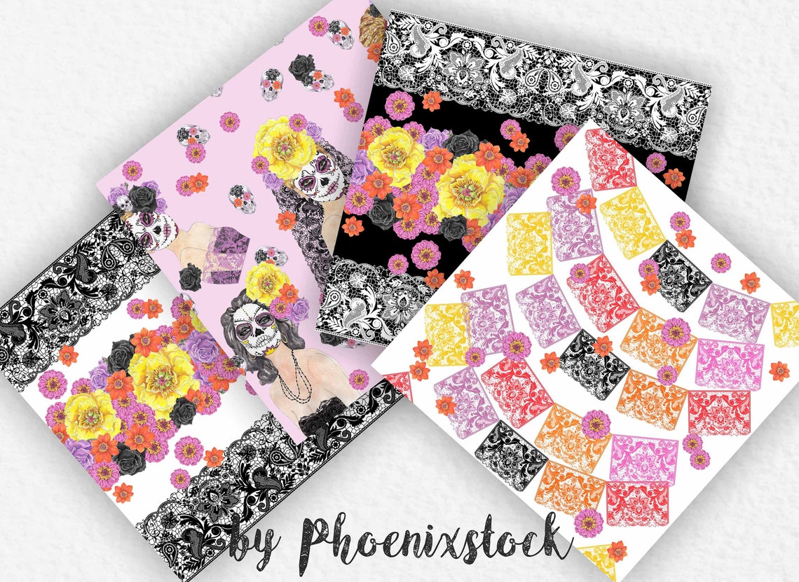 Halloween Paper Pack Digital Paper Autumn Wedding Paper Pack Scrapbook ...