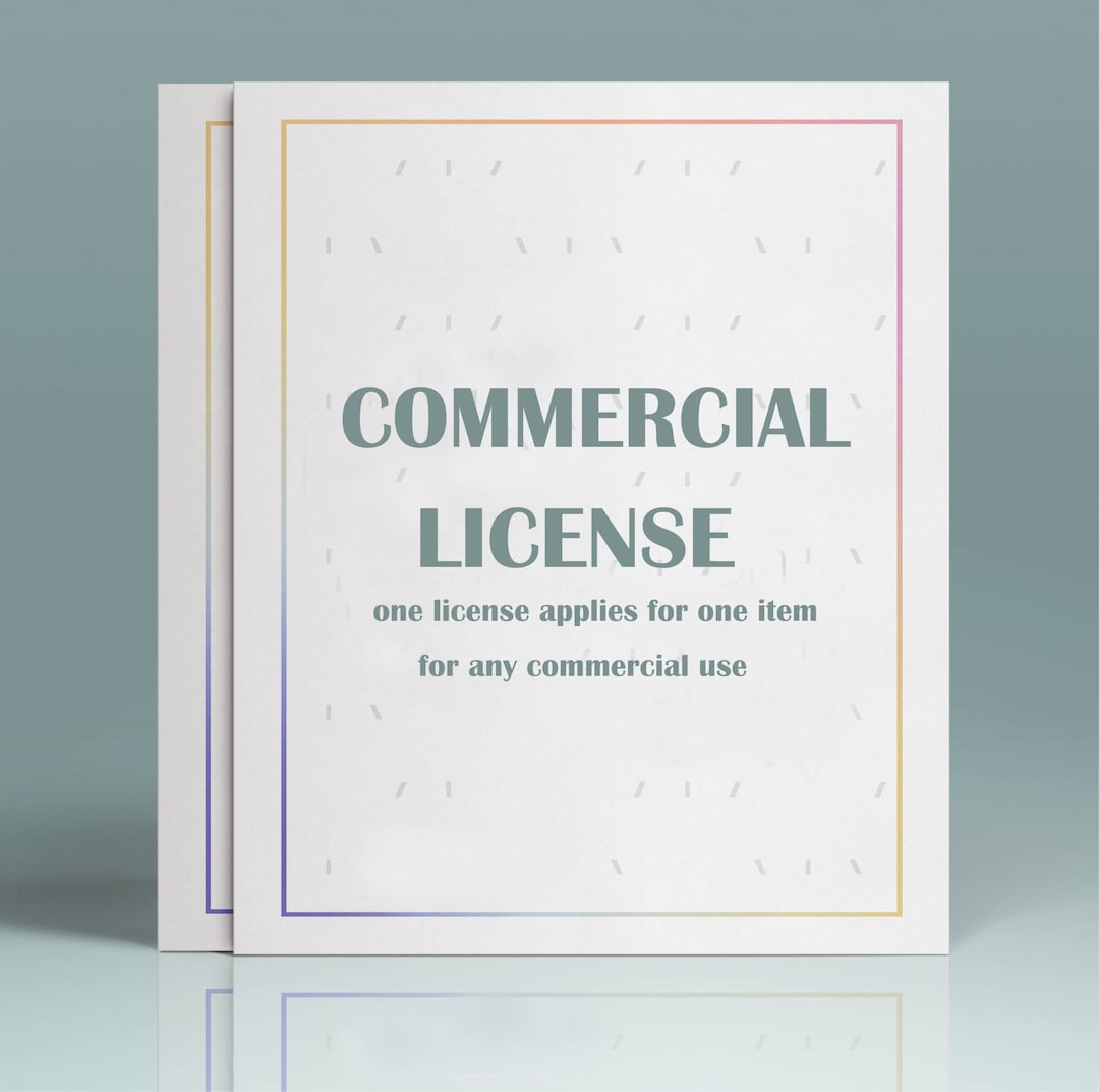 Commercial License for Watercolor Clip Art and Clip Art/one License ...