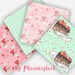 Tea Party Paper Pack Spring Paper Pack Scrapbook Watercolor Digital ...