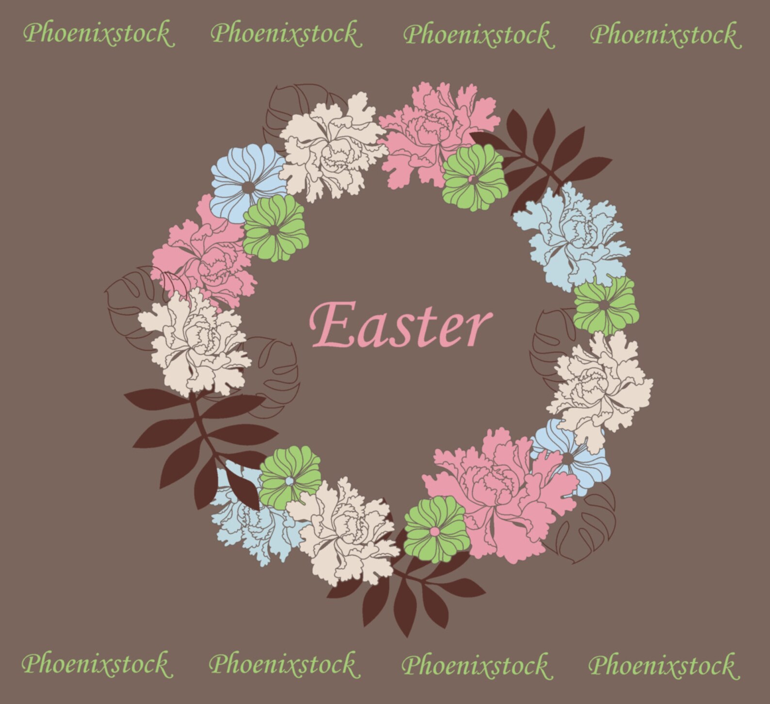 Easter Clip Art/ Easter Egg/ester Wreaths/ester Vectors/digital Clip ...