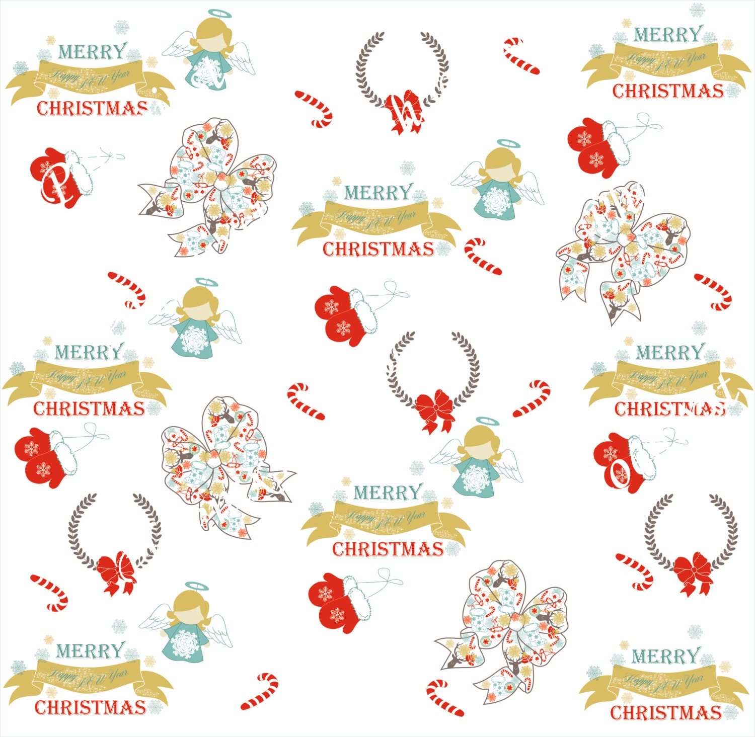 Christmas Paper Pack / Christmas Clip Art/ 12 Digital Scrapbook ...