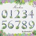 Watercolor Cactus Alphabet Succulent Watercolor Clipart Alphabet Floral ...