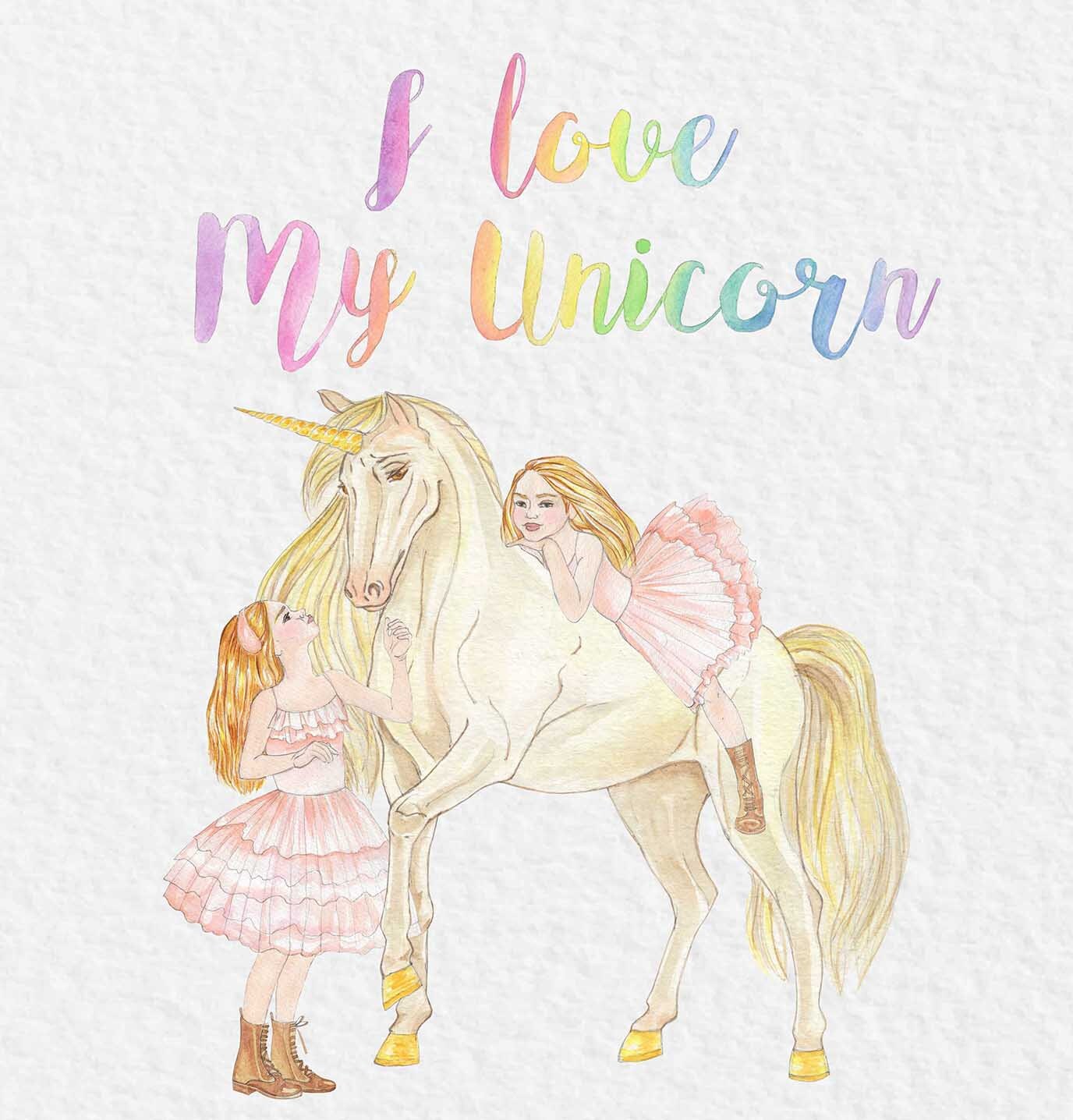 Watercolor Clipart Unicorn/watercolor Unicorn/clipart Rainbow ...