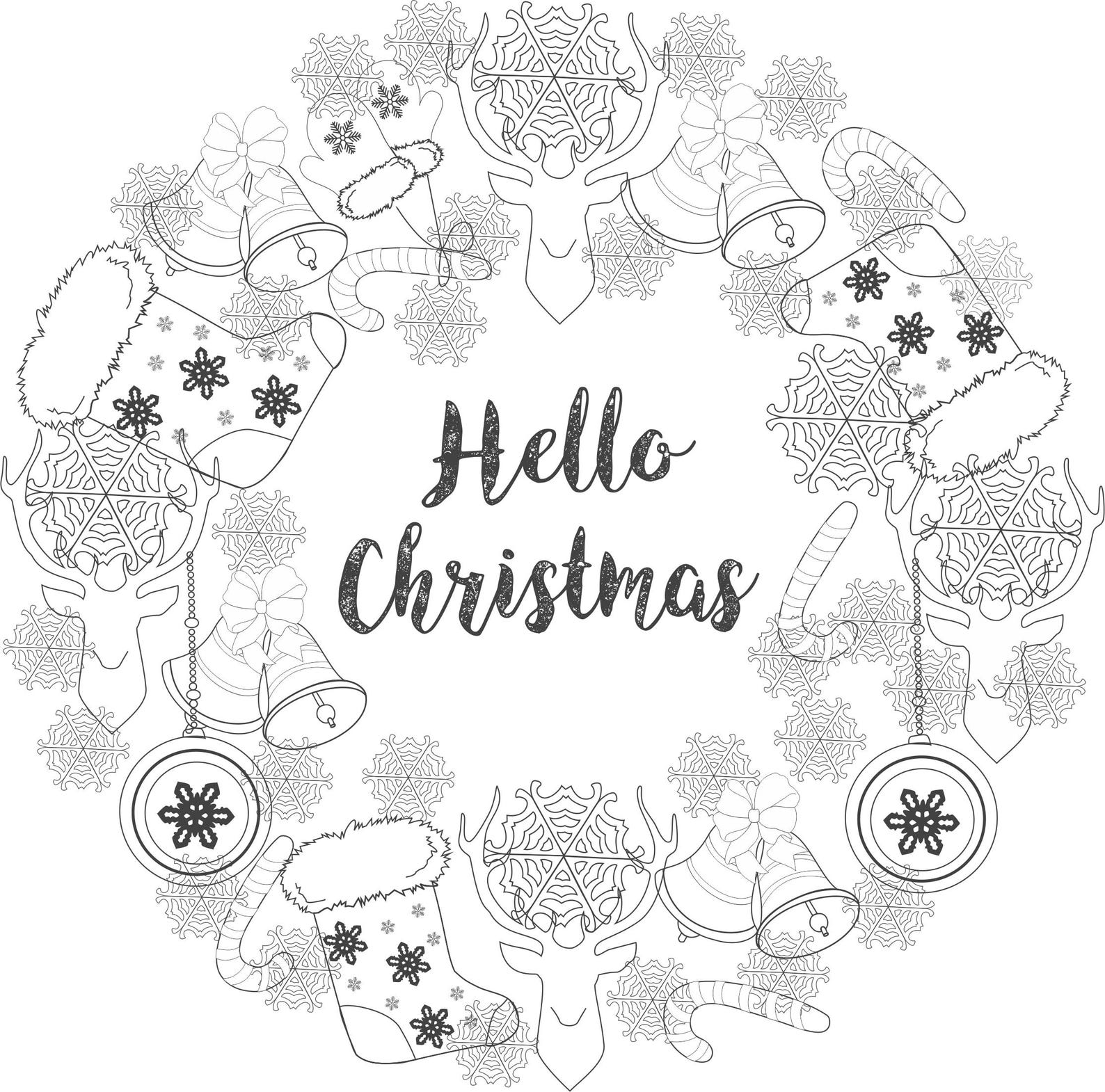 Chalkboard Christmas Clipart, Wreaths, Banners, Chalk. Clip Art for ...