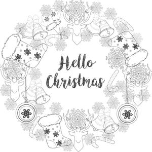 Chalkboard Christmas Clipart, Wreaths, Banners, Chalk. Clip Art for ...