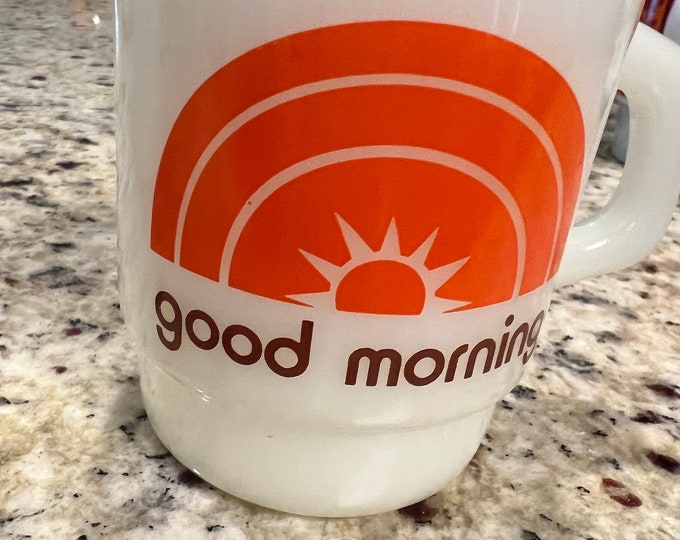 Vintage Burger Queen Good Morning Fire King Coffee Mug/cup - Etsy