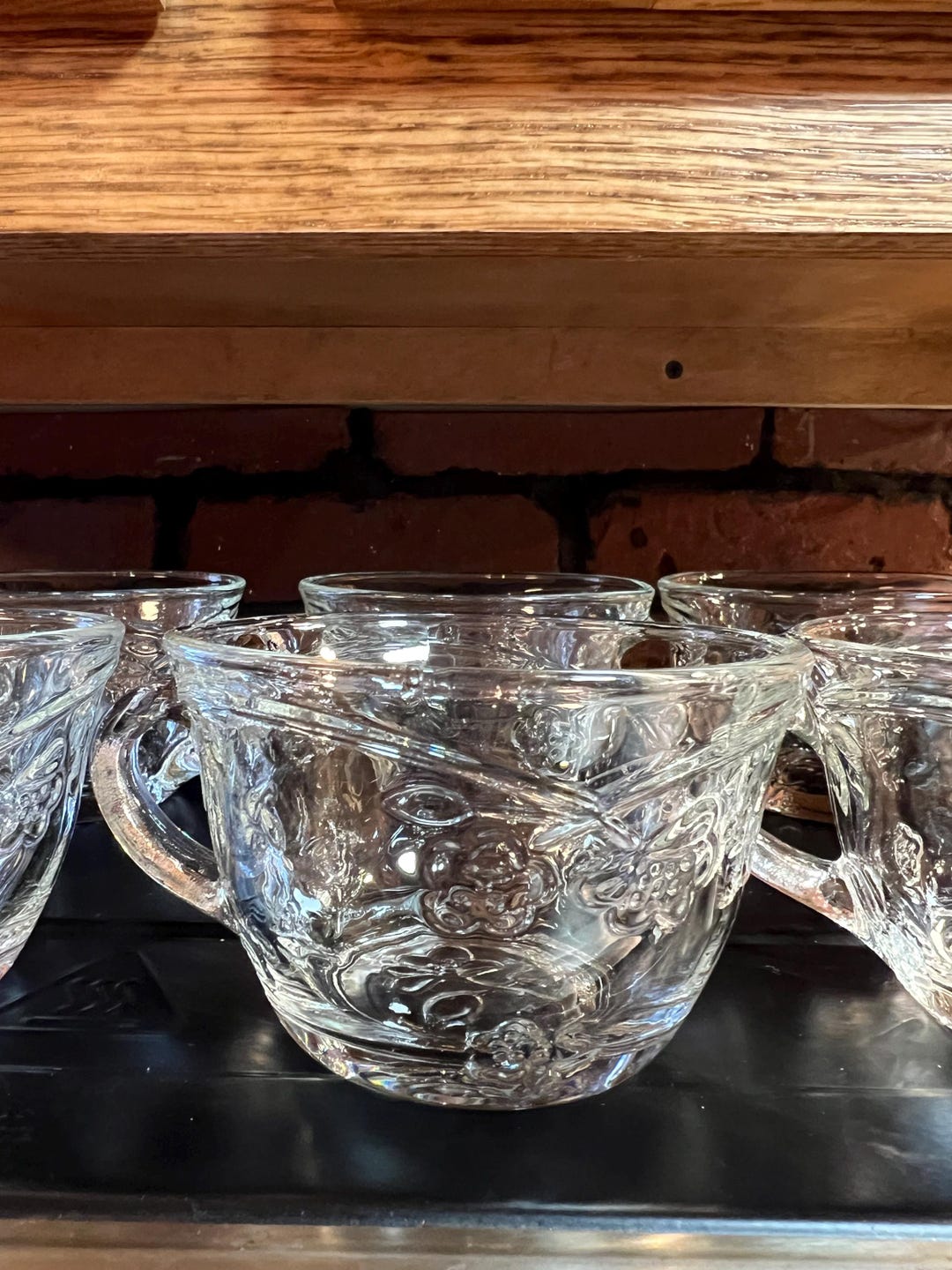 Anchor Hocking Savannah Punch Bowl Cups Only & Plastic Hooks - Etsy