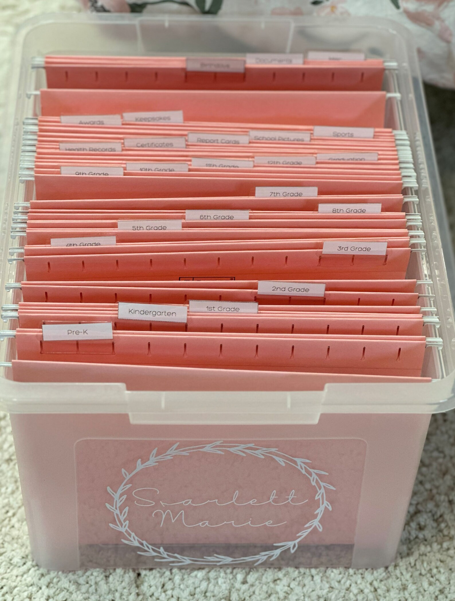 Milestone Box, Memory Box, Kids Memory Box, Kids Organization, School ...