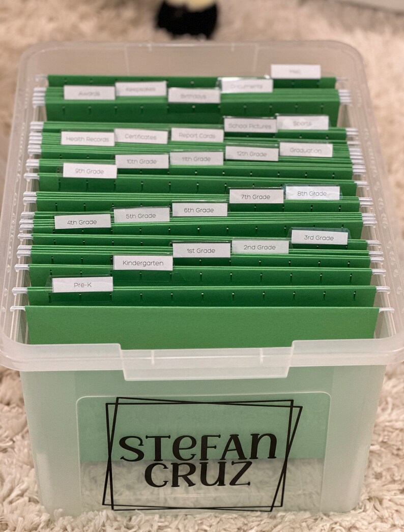 Milestone Box, Memory Box, Kids Memory Box, Kids Organization, School ...