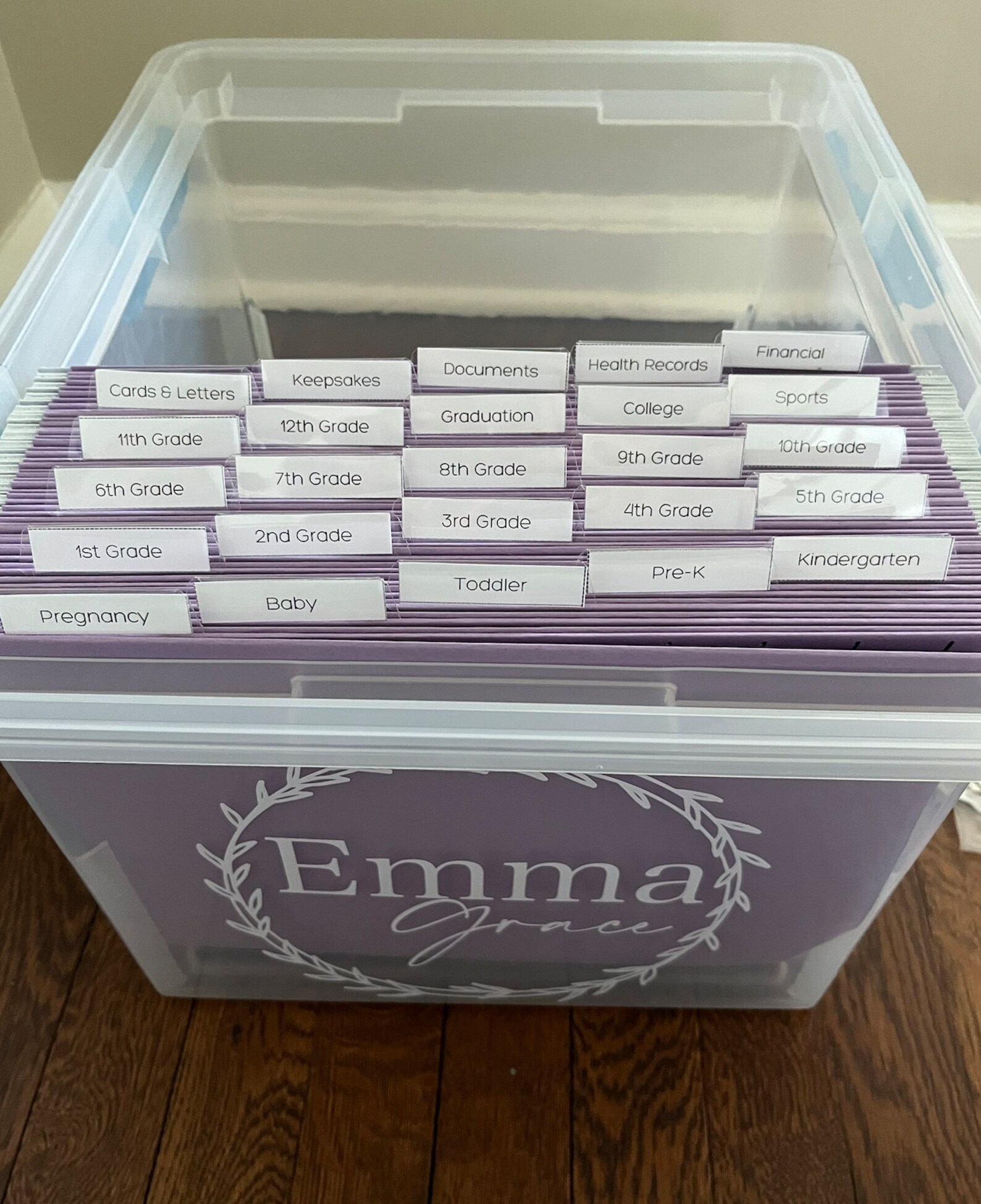 Milestone Box, Memory Box, Kids Memory Box, Kids Organization, School ...