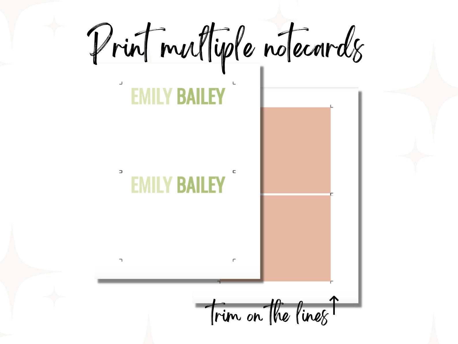 Personalized Stationery Template Editable Teacher Stationery - Etsy