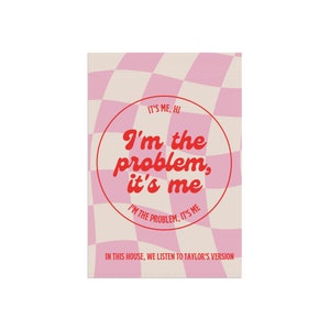 Hi, I'm the Problem, It's Me Garden Flag, Gift for Swift Fan, Anti-hero ...