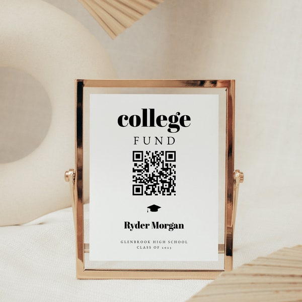 Cash App Insert for Grad Announcement - Etsy