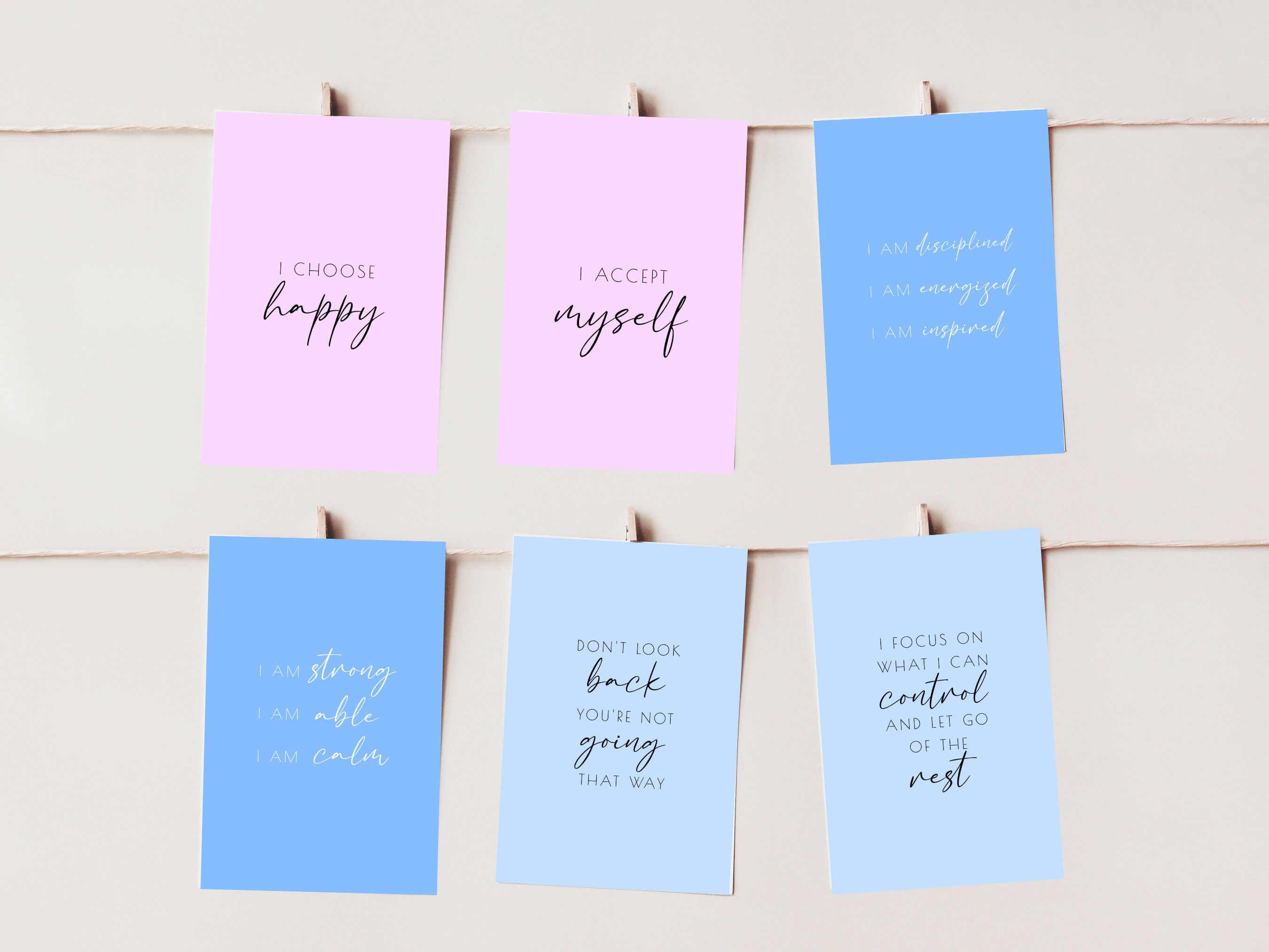 Positive Quotes Printable Cards Affirmation Cards Morning | Etsy