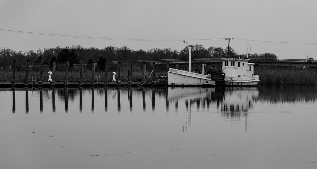 Leipsic River Fishing Boats Print: Delaware Nautical Art (digital Image ...
