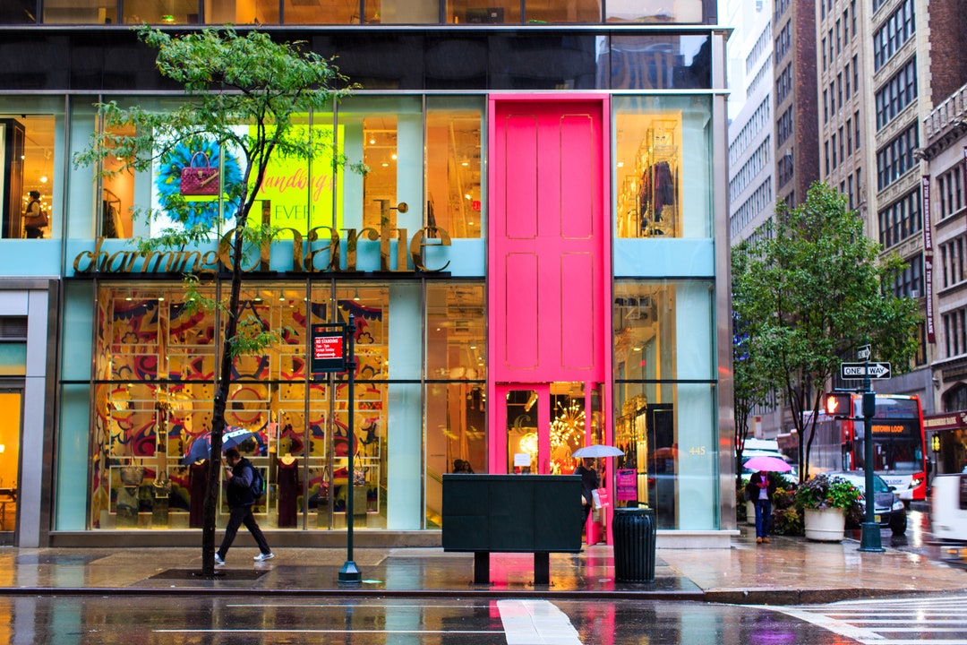 Downtown Manhattan Store Front City Scape Printable Art. Office Home ...