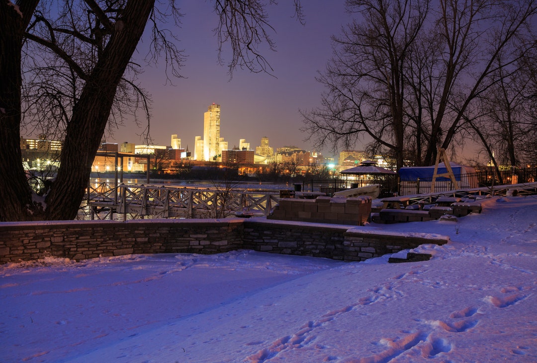 Albany NY Winter Landscape Photography: Hudson River Scene (digital ...