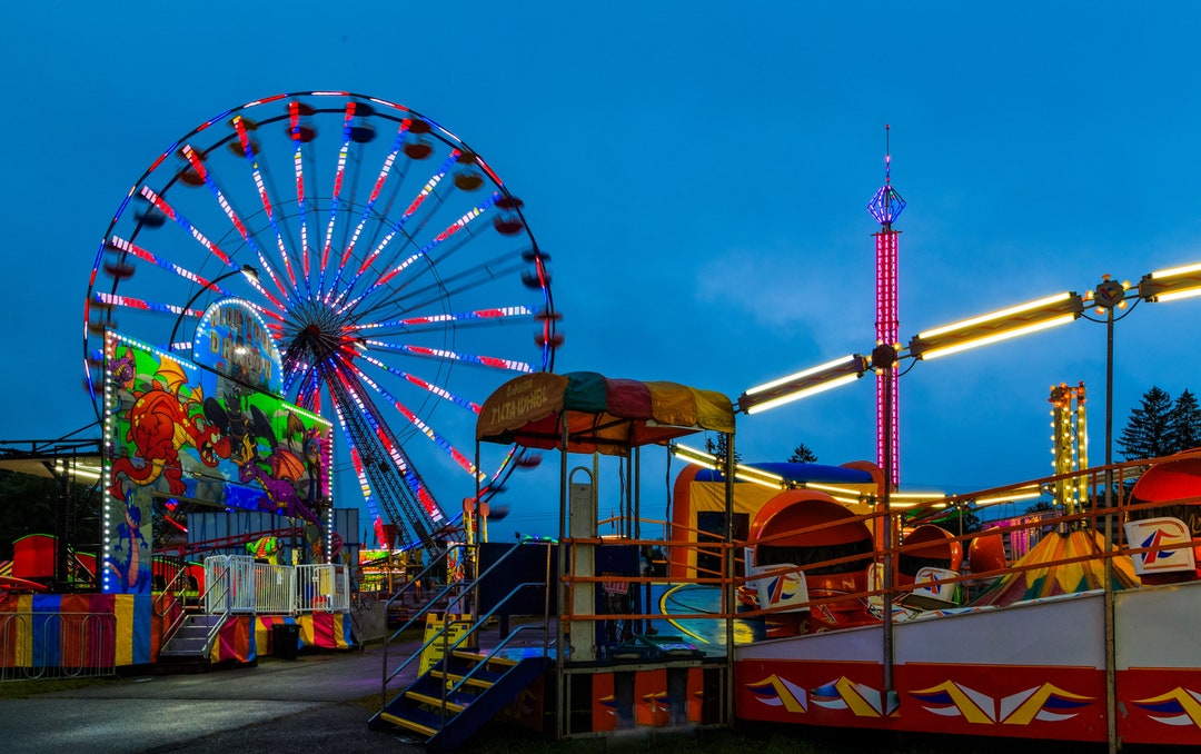 Small Town County Fair Schaghticoke Upstate NY Printable Art. Family ...