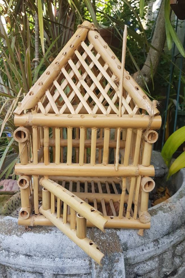 Bamboo cage Decorative bamboo bird cage Decorative Plant | Etsy
