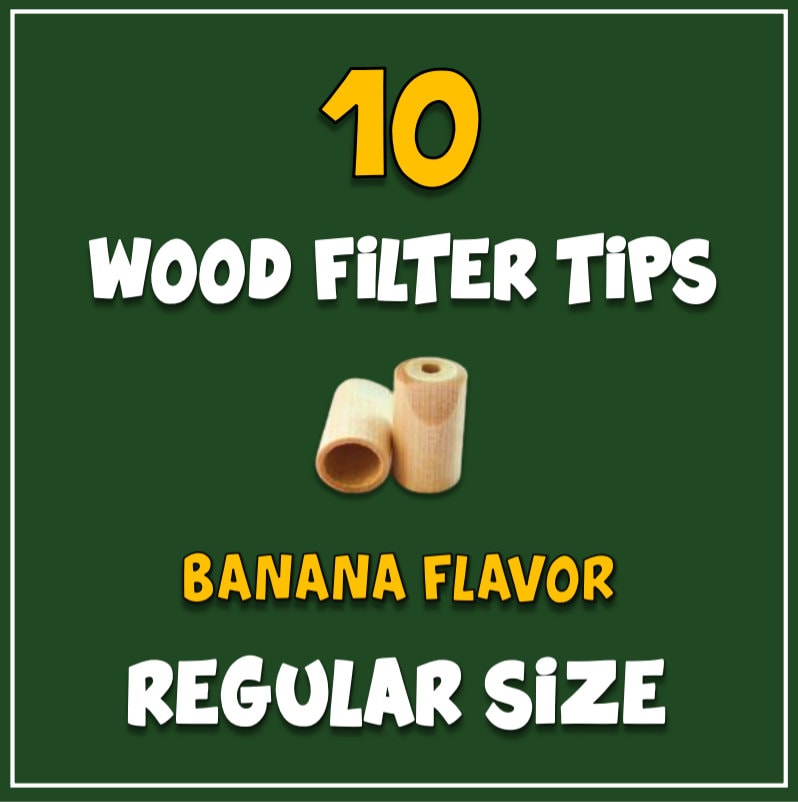 WOOD FILTER TIPS Pack of 10 - Etsy