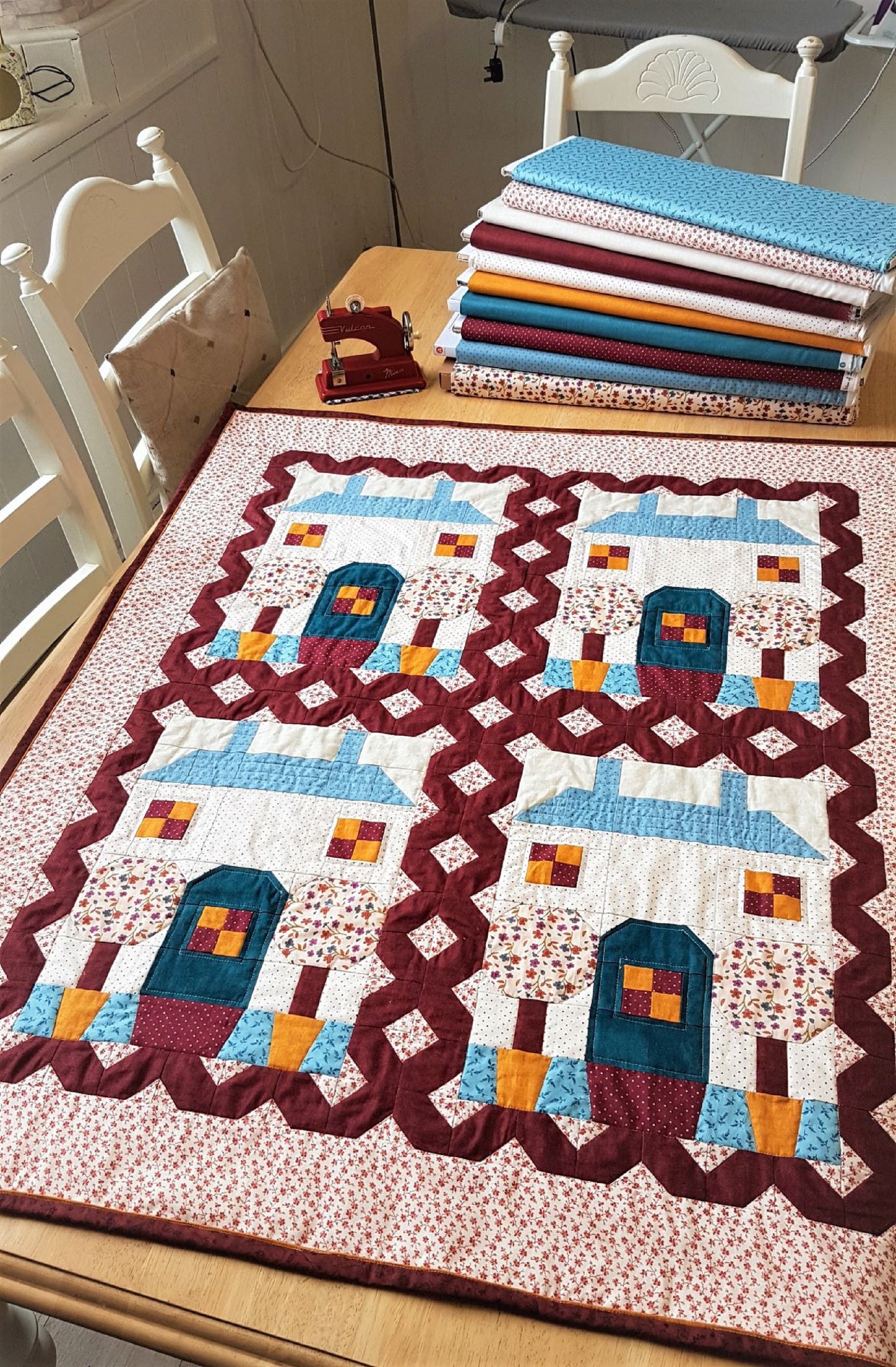 PDF Lattice Lane Patchwork Quilt Pattern Make a Mini or Lap | Etsy