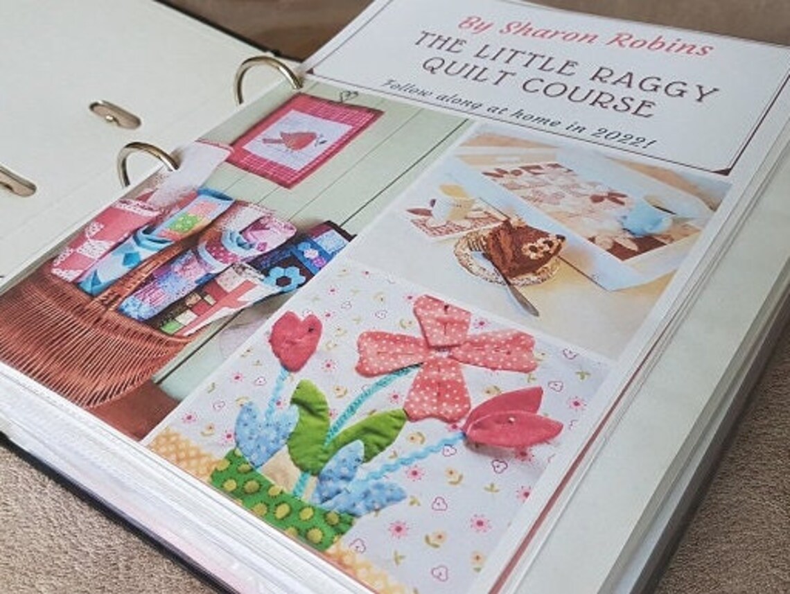 The Little Raggy Quilt Course Contains Twelve Seasonal - Etsy