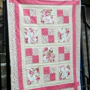 Blossom Quilt Pattern by Raggy Robin Ideal for a Starter / Beginner (digital PDF) Cherry Blossom ...
