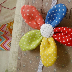 PDF Pattern to Make an Elasticated Flower Bookmark / Sewing Pattern ...