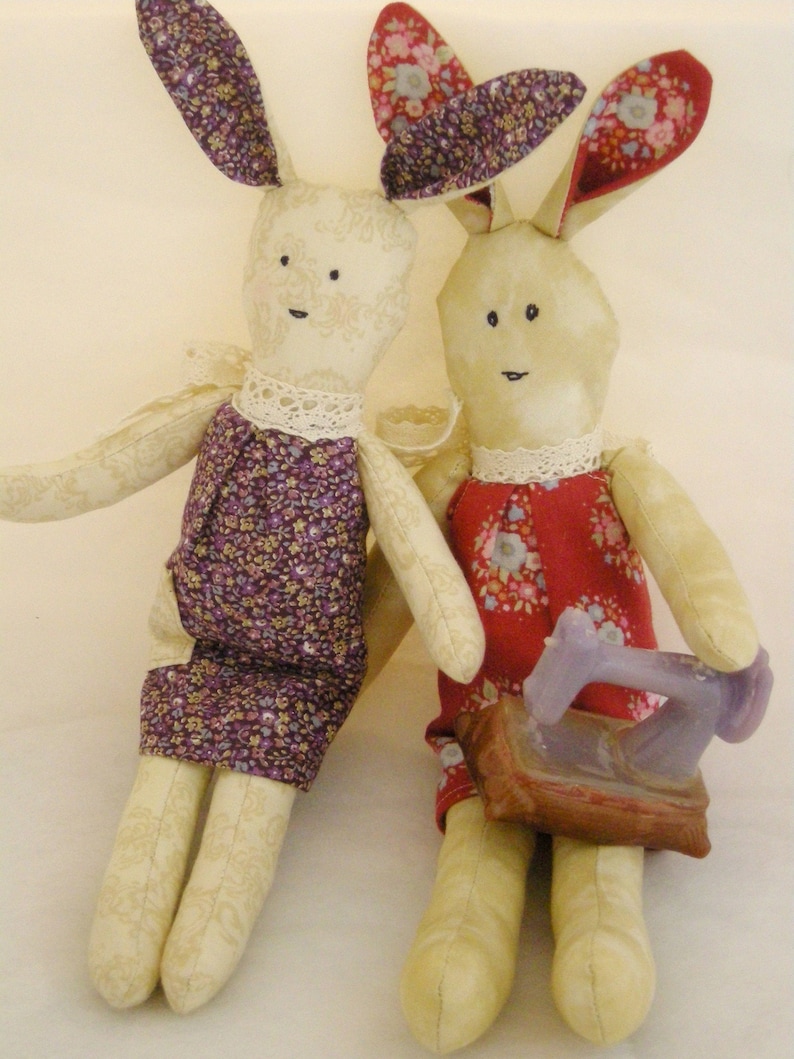 Flossy Bunny Sewing Pattern PDF Digital Step by Step | Etsy