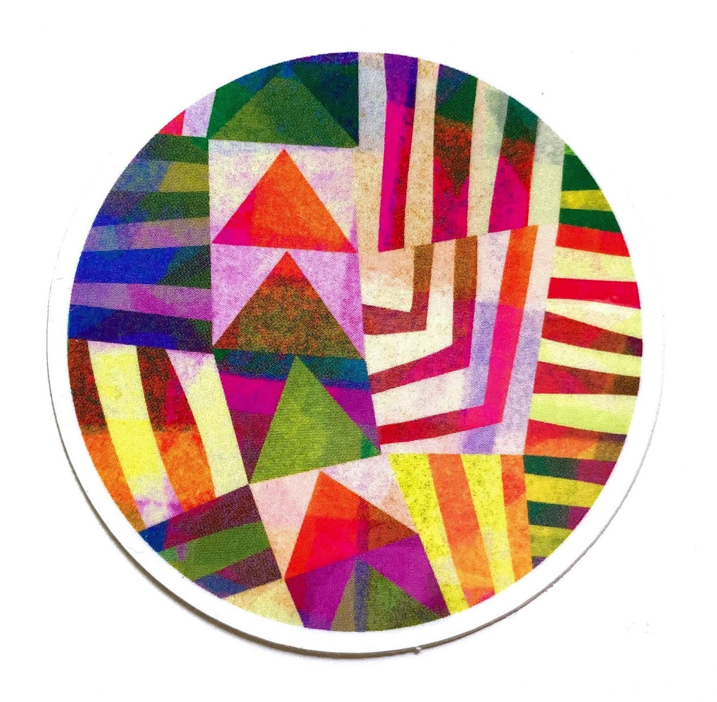 Colorful Vinyl Stickers - Quilt Art - Whimsical Botanical - Laptop ...