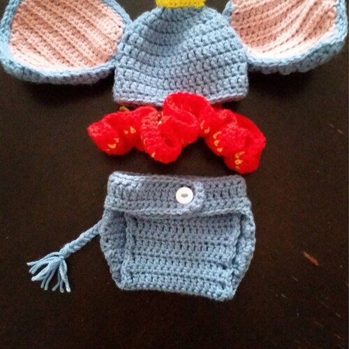 Crochet Dumbo Doll Soft and Plush Doll Soft Toy Doll Plush | Etsy