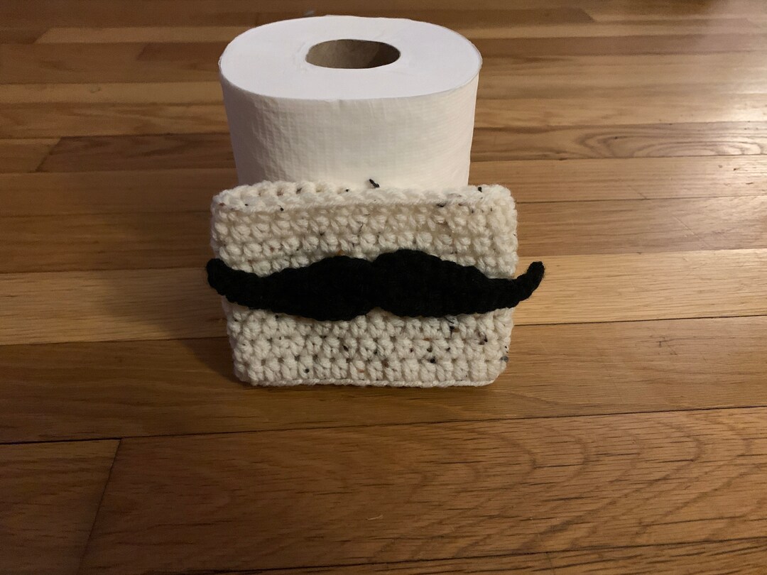 Mustache and Lips Toilet Paper Cozy, Funny Bathroom Decor - Etsy