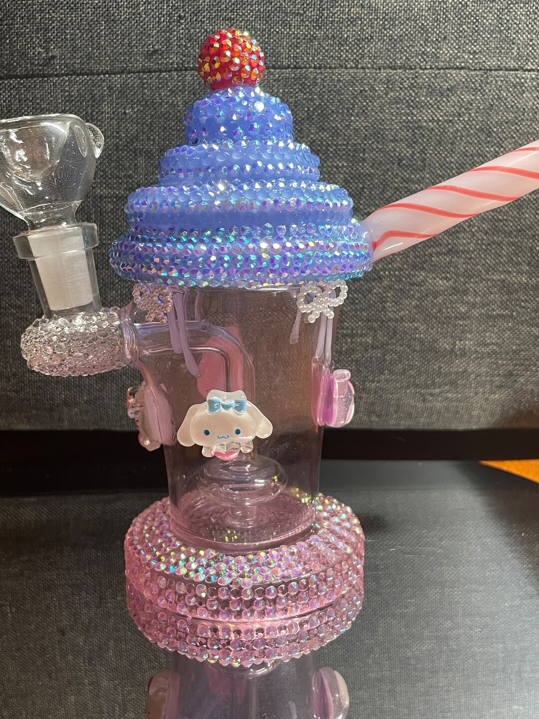 Sanrio Milkshake Bedazzled Glass Pipe - Etsy