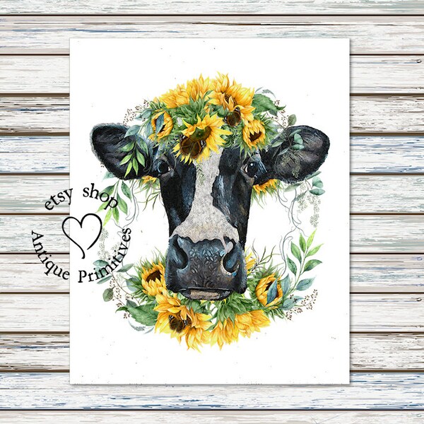 Cow Fabric Panels - Etsy