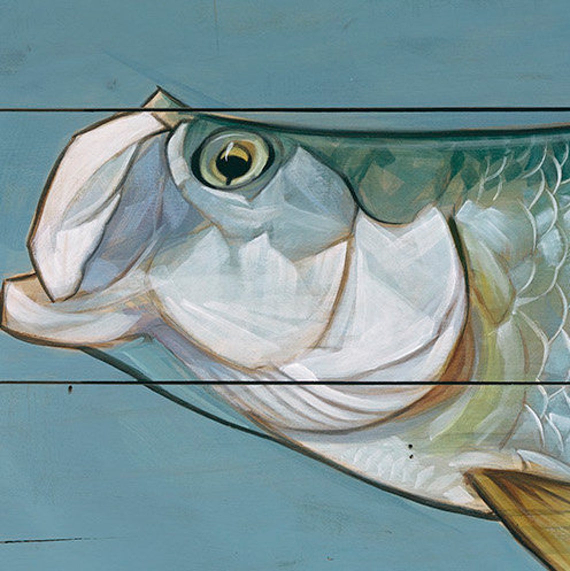 Tarpon Giclee Canvas Print - Etsy