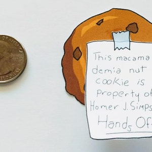 The Simpsons Reusable Snack Bag Zipper Pouch - Chippos Potato Chips - Etsy