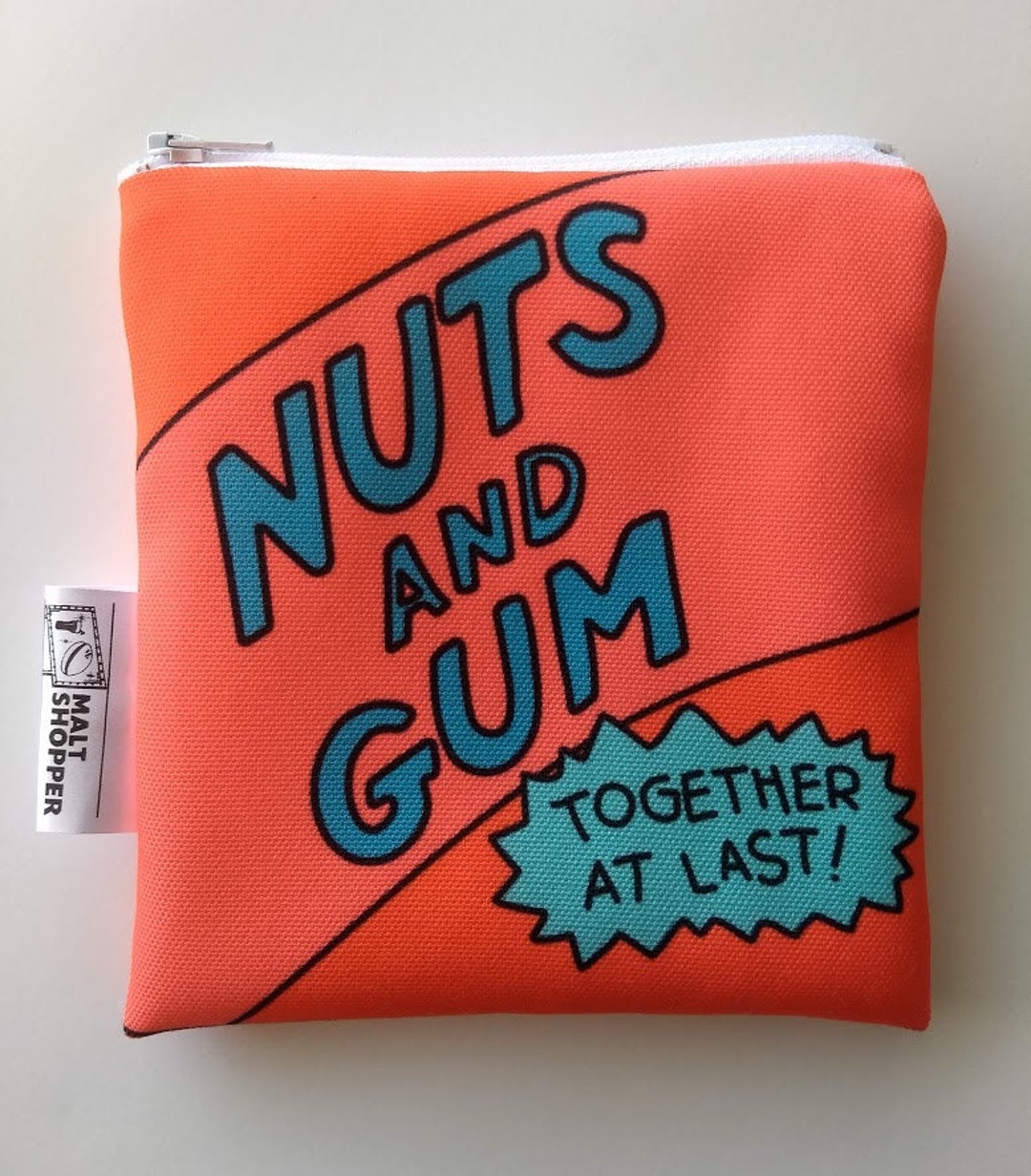 The Simpsons Reusable Snack Bag Homer Simpson's Nuts and Gum Eco ...