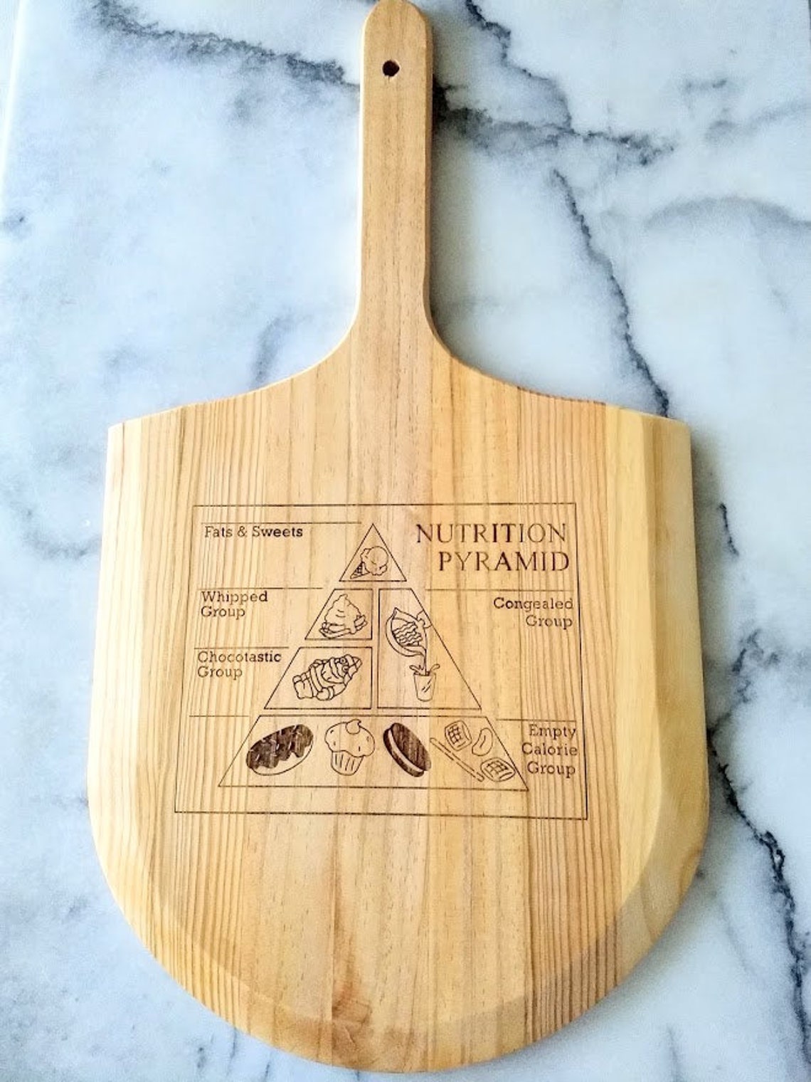 The Simpsons Pizza Peel, Bread Paddle, Custom Engraved Board - Dr. Nick ...
