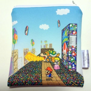 Super Mario Reusable Snack Bag Paper Mario & Cereal Eco-friendly Bag ...
