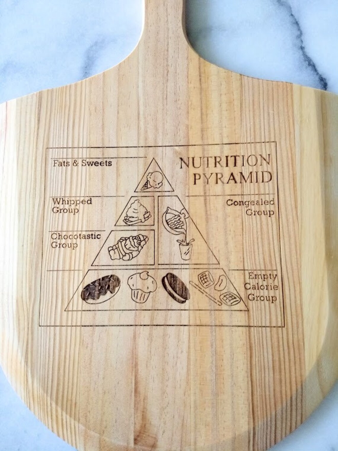 The Simpsons Pizza Peel, Bread Paddle, Custom Engraved Board - Dr. Nick ...