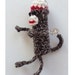 Sock Monkey Lip Balm Holder - PDF CROCHET PATTERN for Tube Style ...