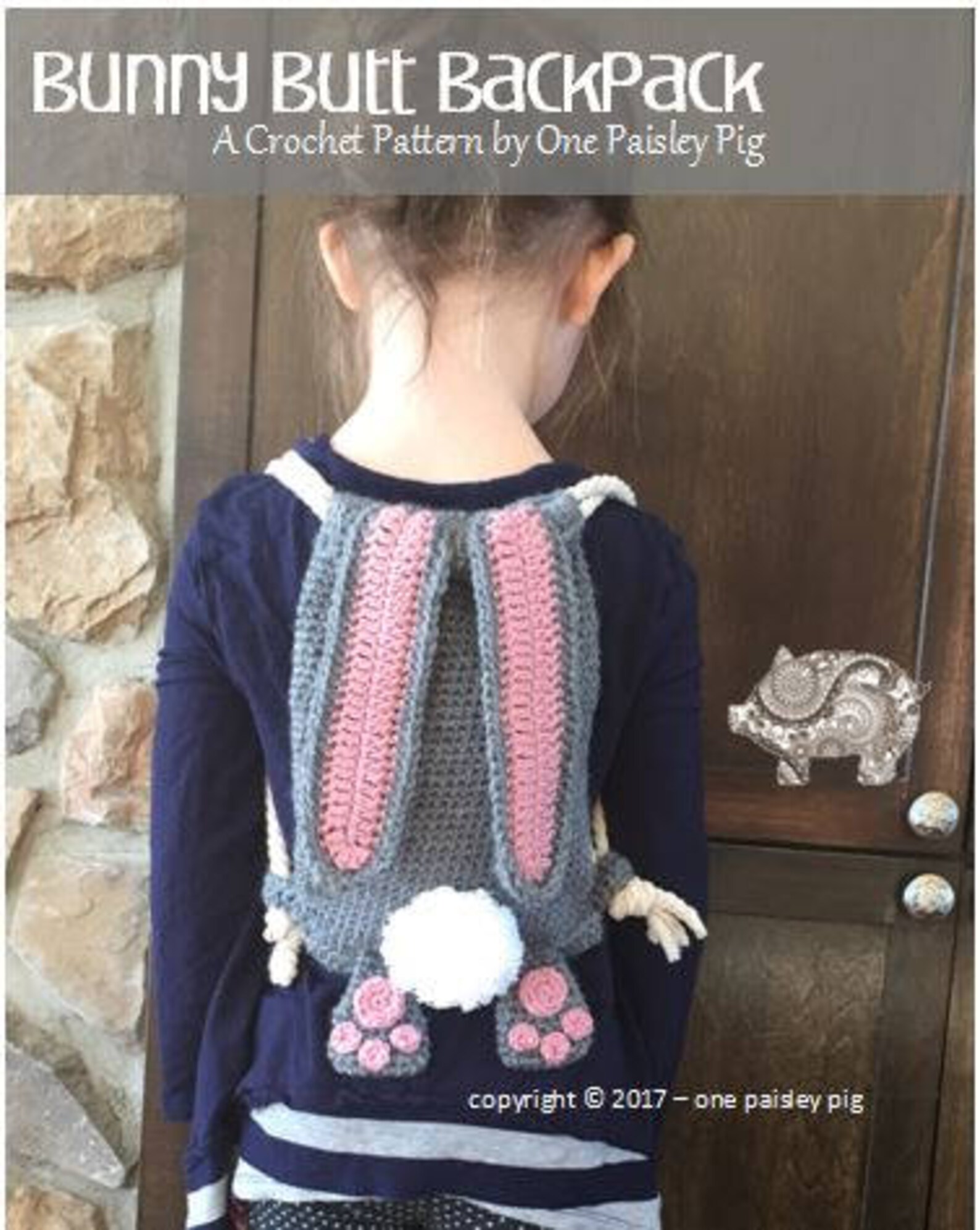 Bunny Butt Backpack - Instant Download PDF CROCHET PATTERN - Etsy Australia