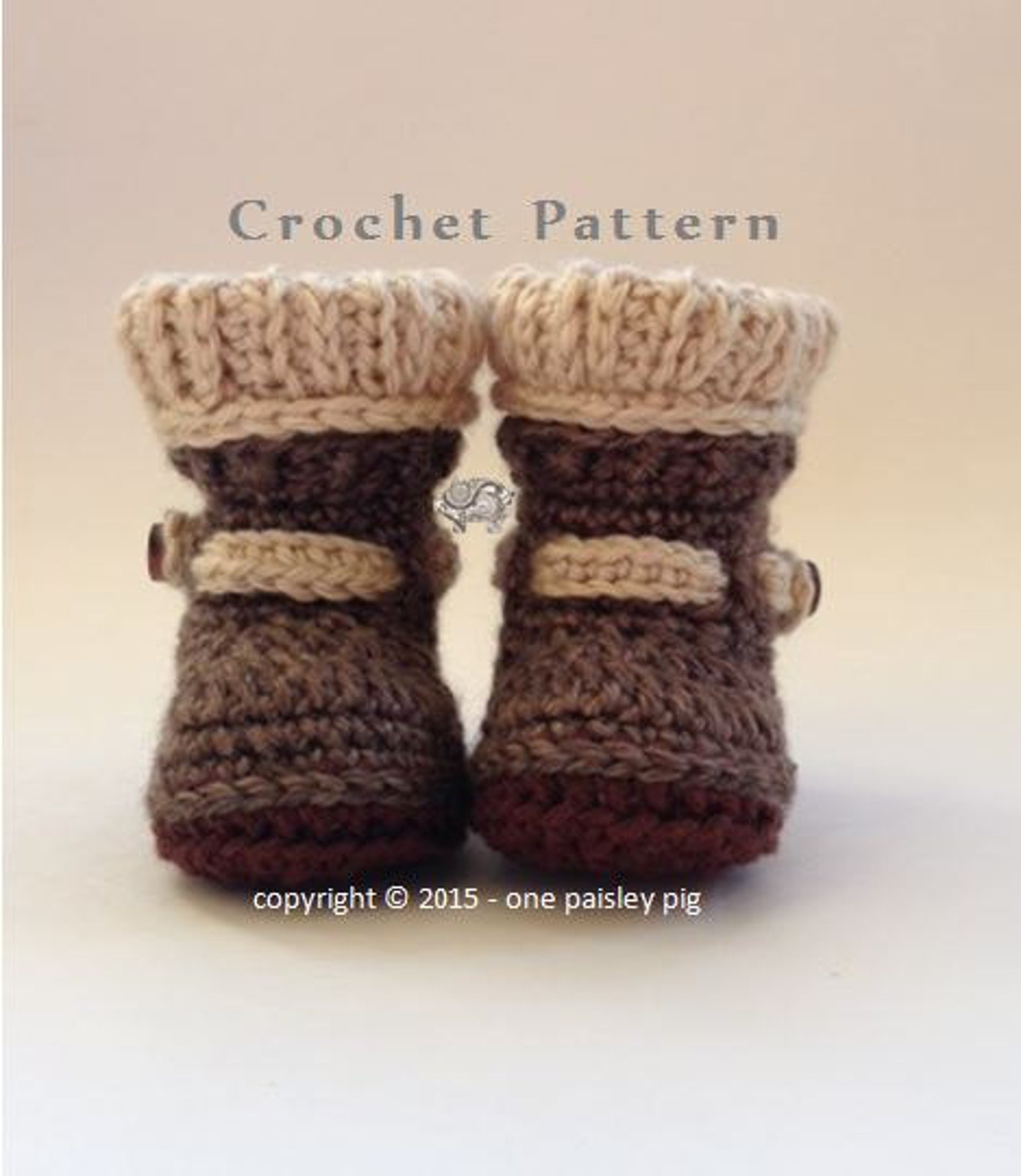Woodland Woolies Baby Booties PDF CROCHET PATTERN - Etsy