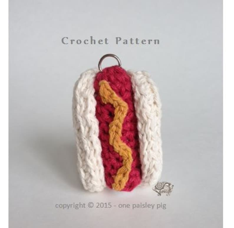 Hot Dog Lip Balm Holder - PDF CROCHET PATTERN - Etsy