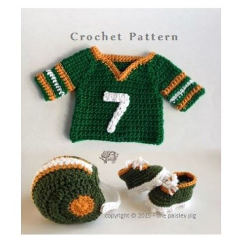 Baby Football Crochet Pattern Baby Boy Photo Prop Crochet - Etsy