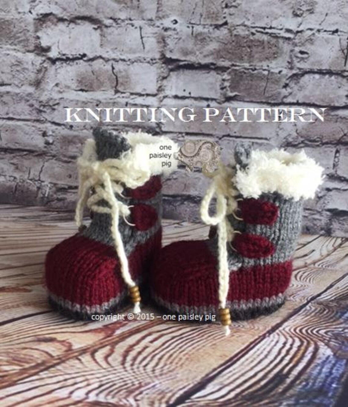 KNITTING PATTERN - Baby's First Expedition - Winter Boots - PDF Instant ...