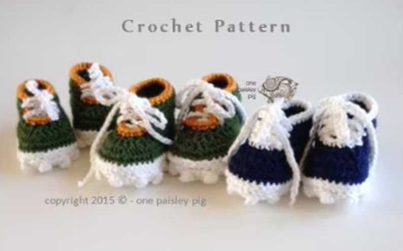 CROCHET PATTERN - Baby's First Football Helmet & Cleats Set / Photo ...